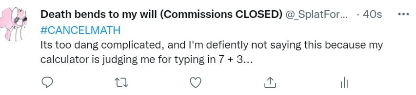 I CANCELED MATH | Fandom