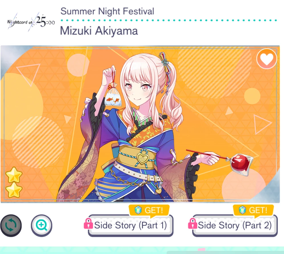 i got a new mizuki card!!! | Fandom