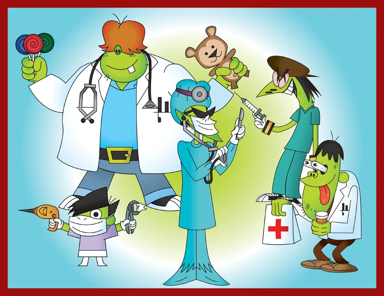 Gangreen Gang in the Medical Field 🏥💉🩺🦷 | Fandom