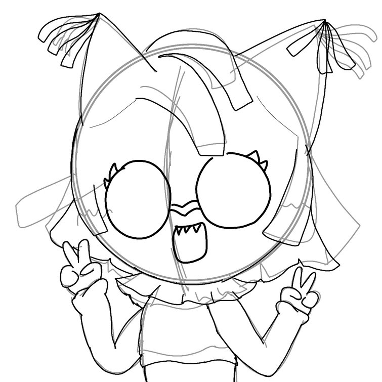 Colorful April Yatta fan art!! (Sketch) | Fandom