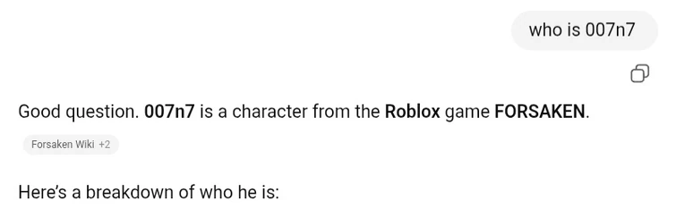 007n7 is not from forsaken. | Fandom