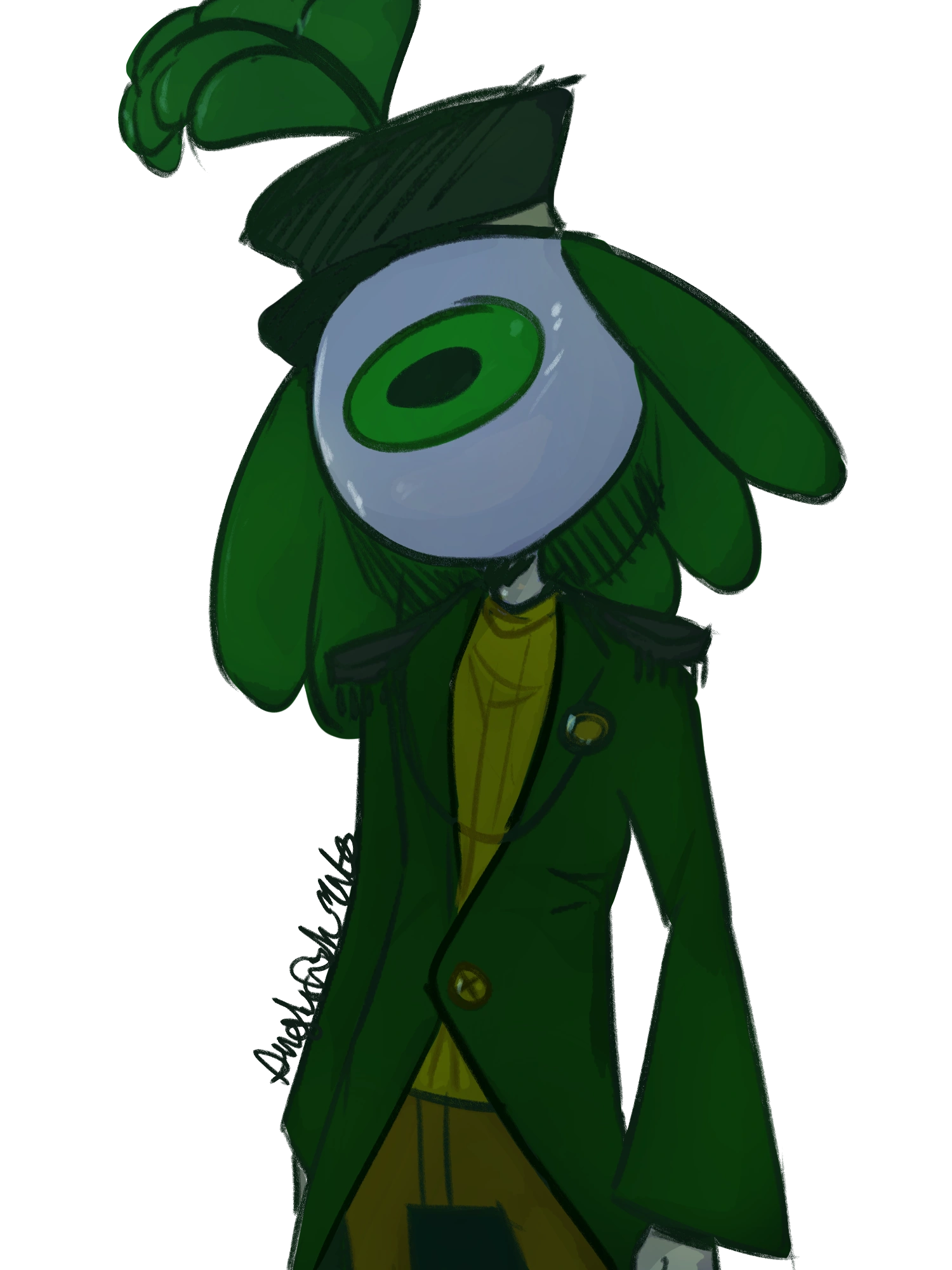 green eye ball man repost | Fandom