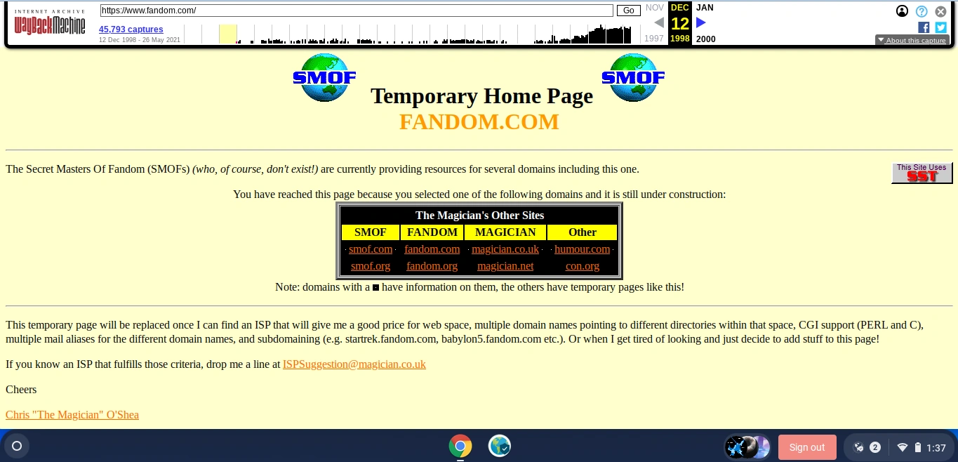 Fandom.com 1998 | Fandom