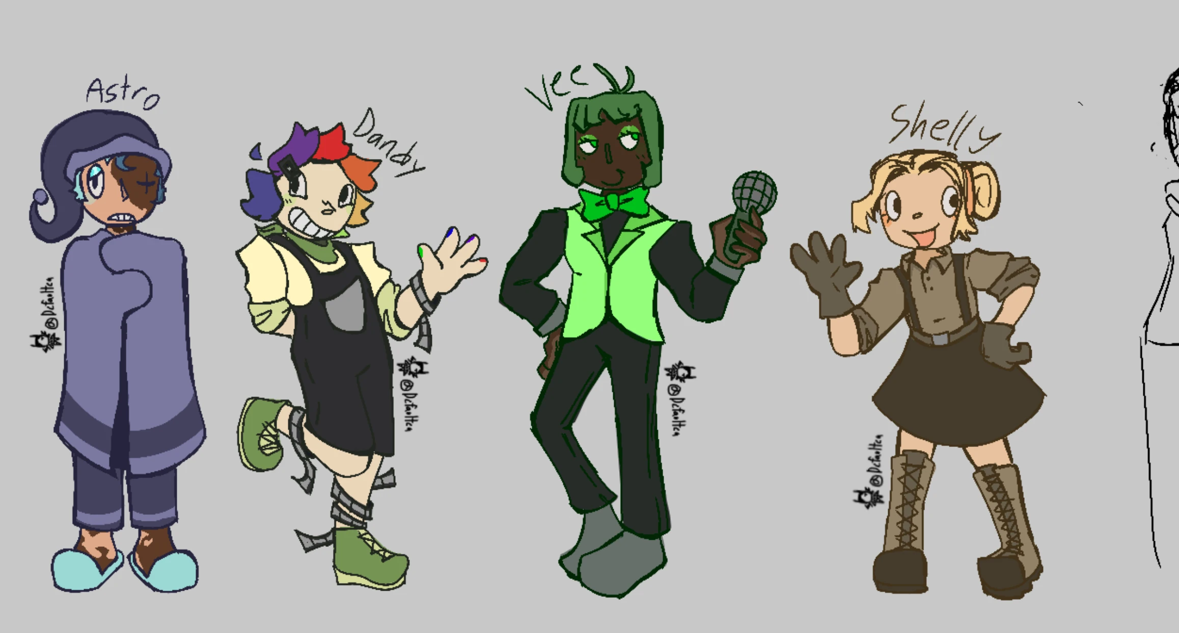 Humanized designs of most of the mains | Fandom