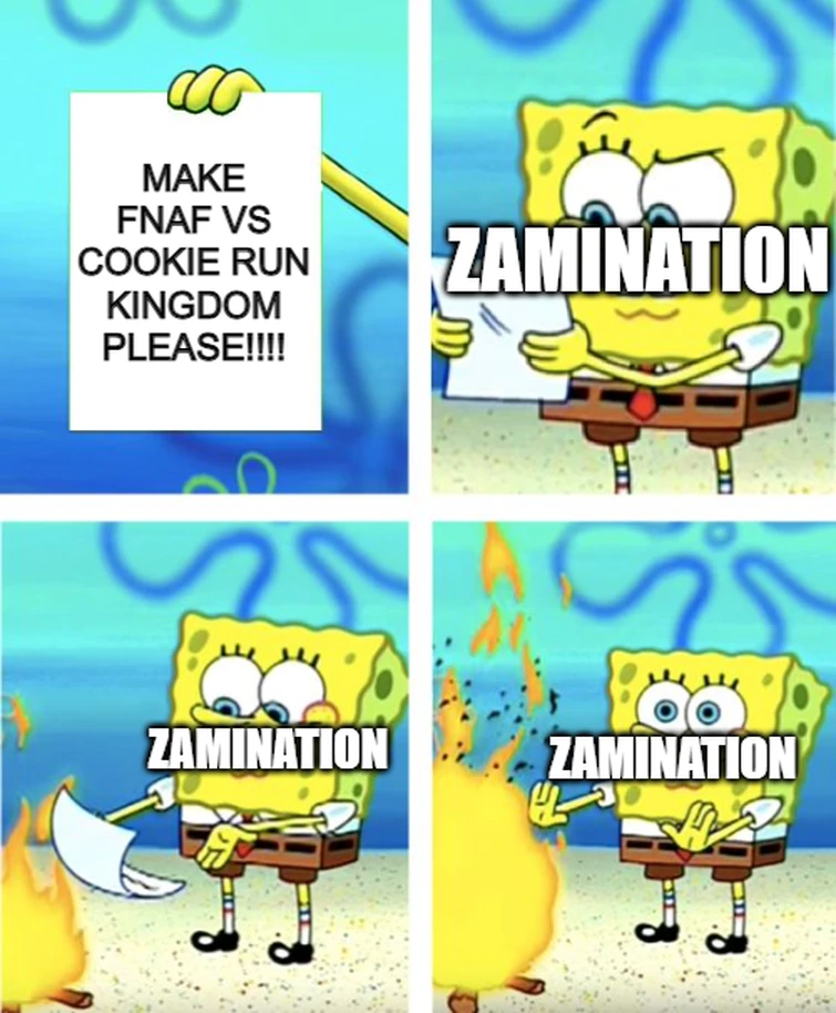 When Zamination Never Makes Fnaf vs Cookie run kingdom on youtube | Fandom