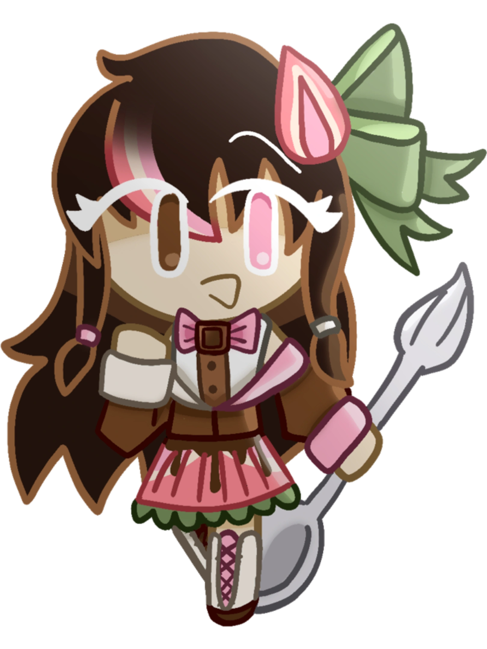 (OC) Neapolitan Ice Cream Cookie (Fully Shaded Illustration + Standing ...