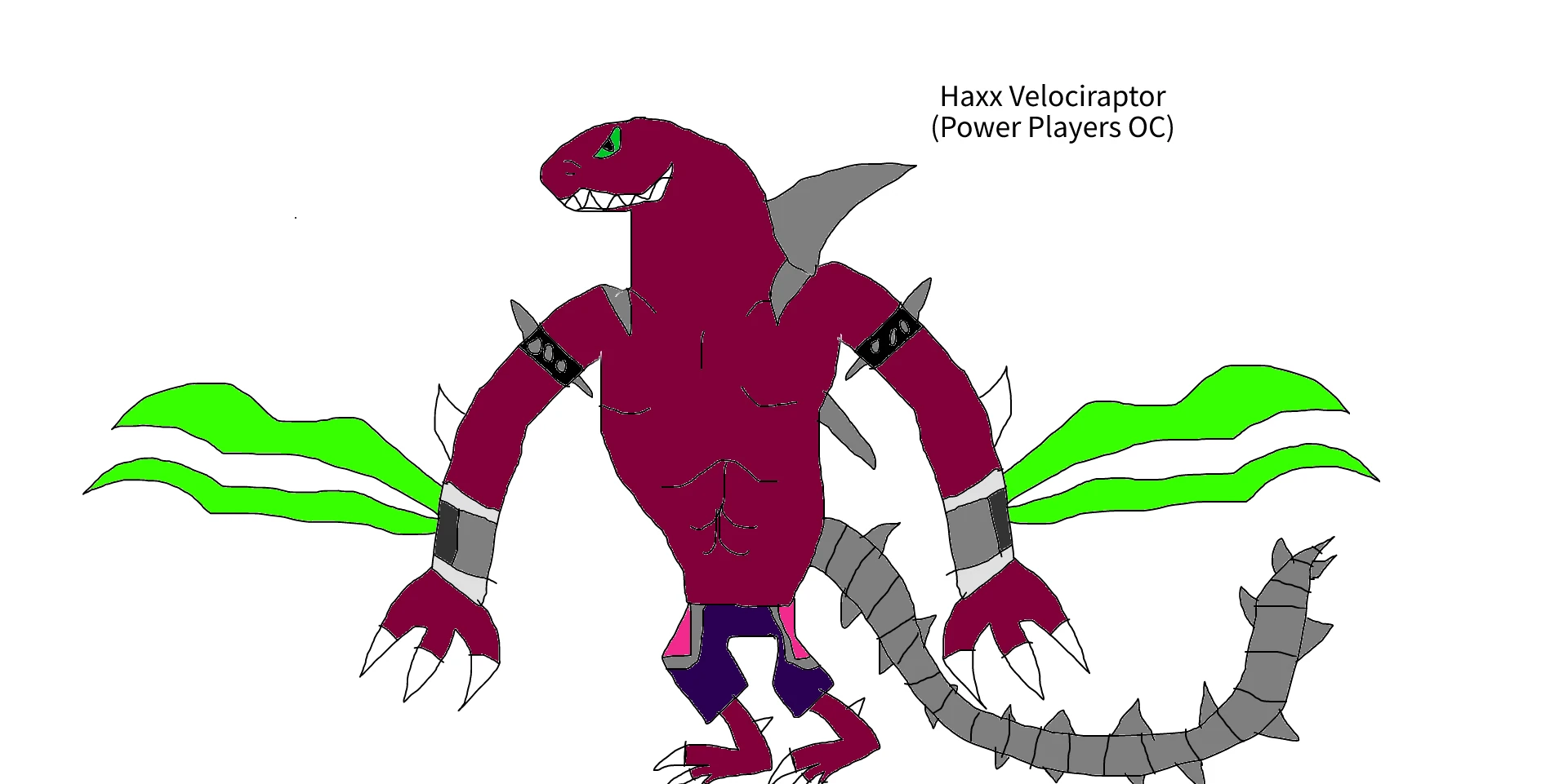 Haxx Velociraptor (Power Players OC) | Fandom