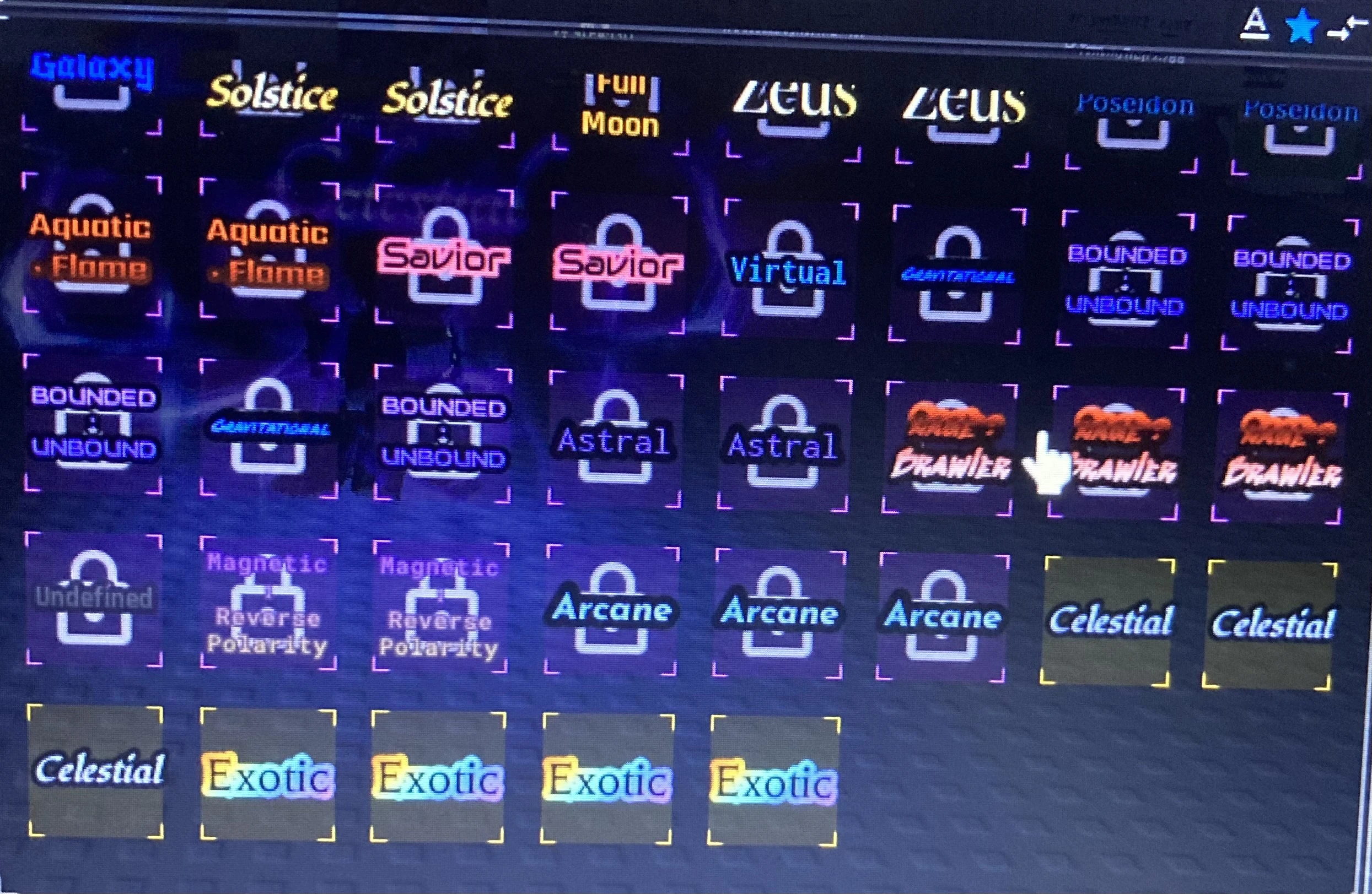 I’m hella bored so here’s an inventory reveal. | Fandom