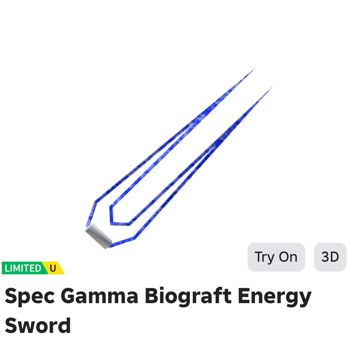 I feel like one enemy would use this gear: Gamma biograft energy sword ...
