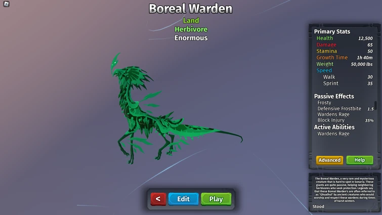 Selling this Emerald mut male Boreal | Fandom
