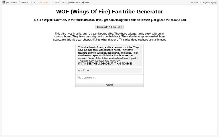 THIS IS A REAL COOL FANTRIBE CONCEPT :O | Fandom