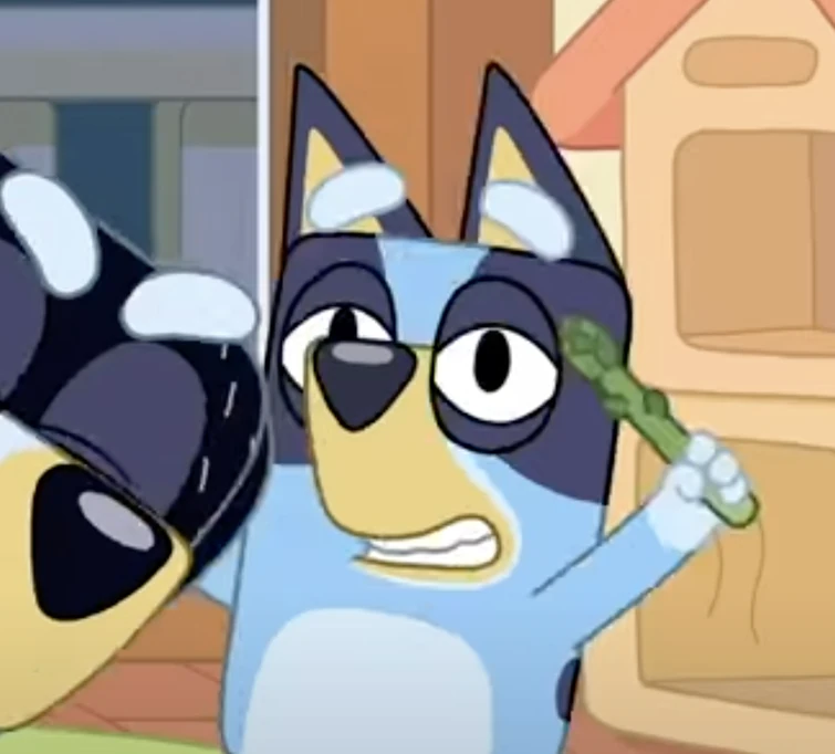 I randomly paused Bluey episodes and here's what images I came across ...