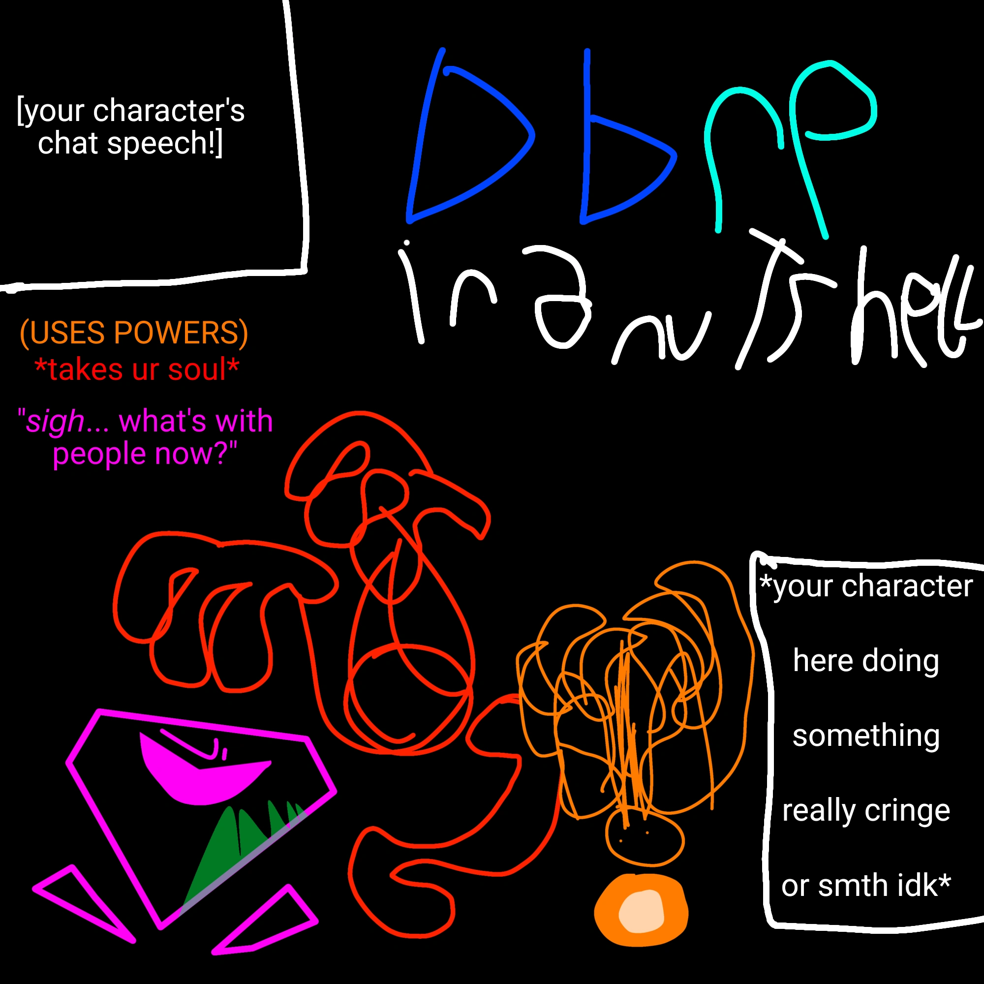 databrawl roleplay summarized in a simple image (+ somethin' somethin ...