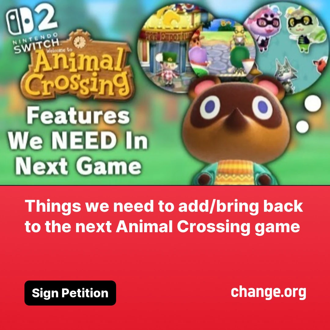 Things we need to add/bring back to the next Animal Crossing game | Fandom