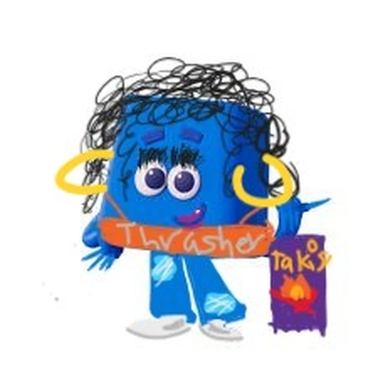 Blue as a hot cheeto girl: | Fandom