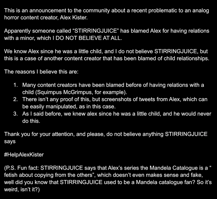 About Alex Kister . . . | Fandom