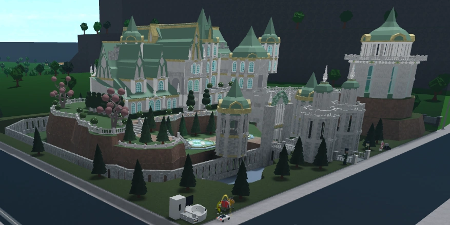 A random castle I spotted while building | Fandom