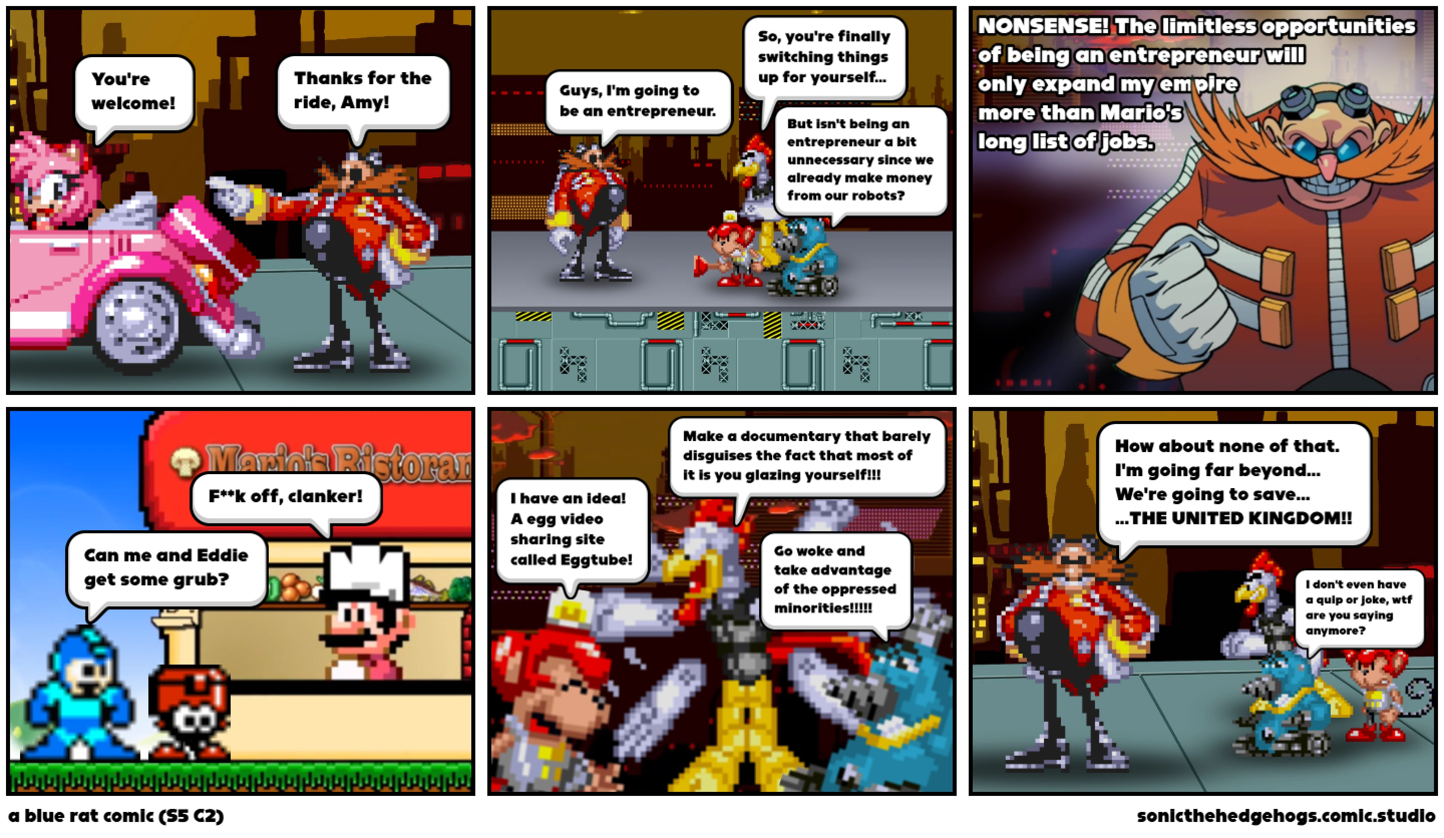 A blue rat comic #102: Robotnik the Entrepreneur | Fandom