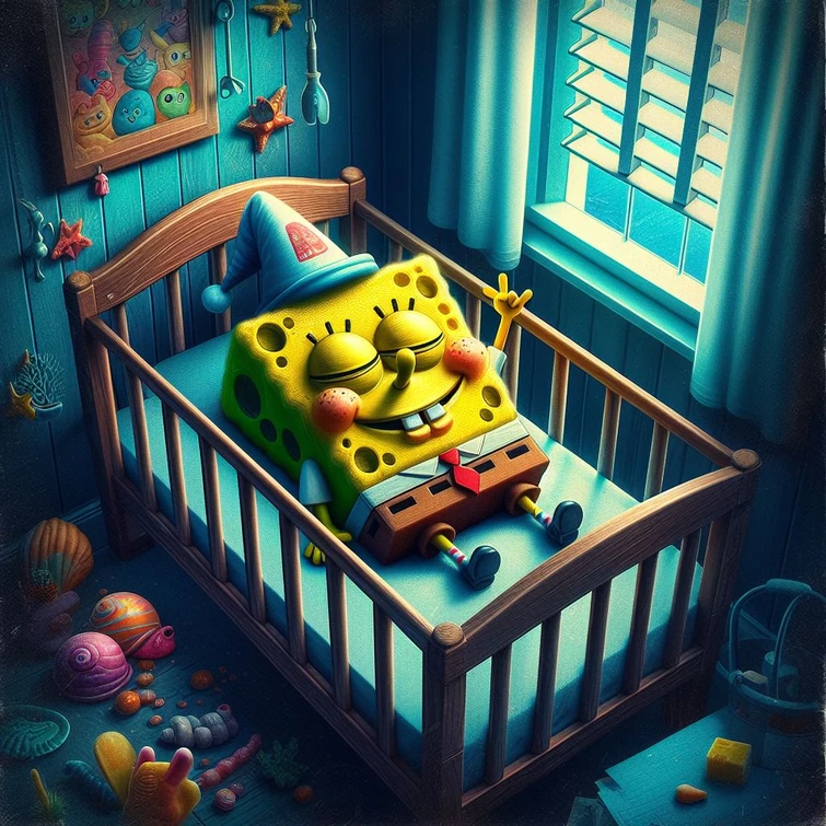 Baby SpongeBob SquarePants AI Art | Fandom