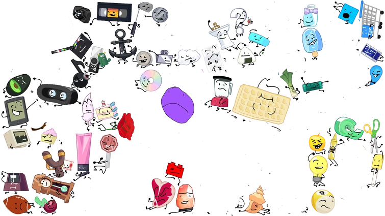 That one BFDI image but all TPOT debuters are sent to the Backrooms ...