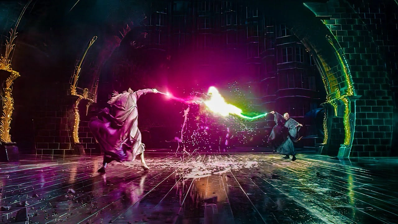 Did Dumbledore ever fight Voldemort during the First Wizzarding War ...