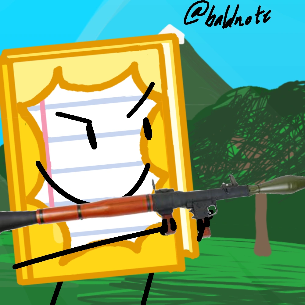 me when I see booknote because I'm her evil male bald clone - yes ...