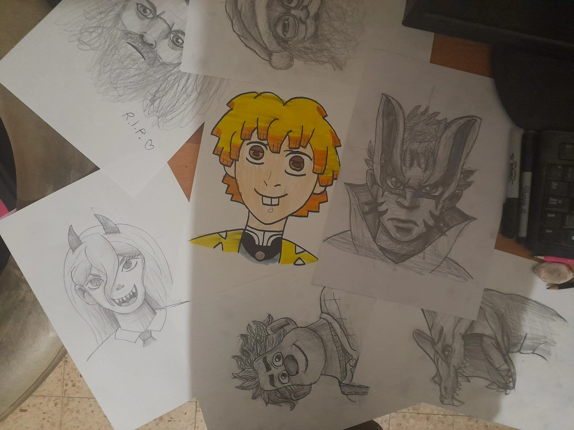 My drawing of Zenitsu | Fandom