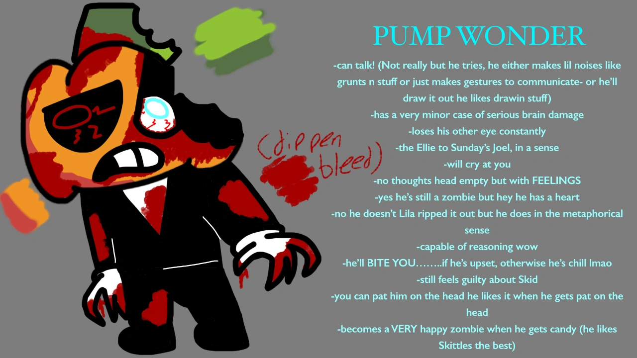 i got pump's ref sheet done yippee!!!! | Fandom