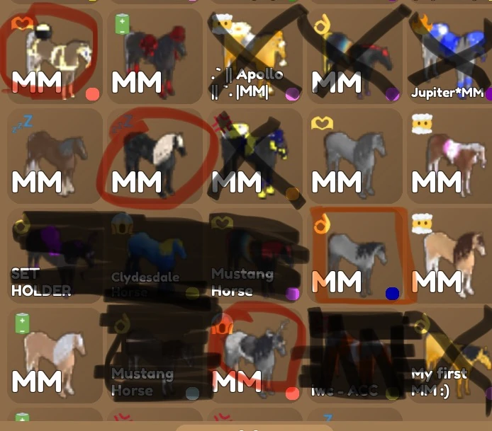 Swapping mms for mm percherons! | Fandom