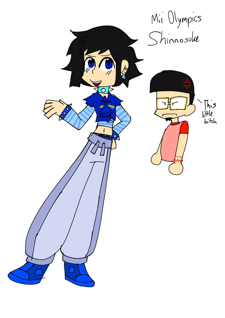 I drew mii olympics shinnosuke | Fandom