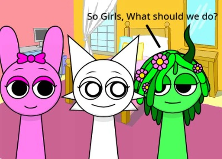 The Sprunki Girls: Part 1: Pinki loves Oren! | Fandom