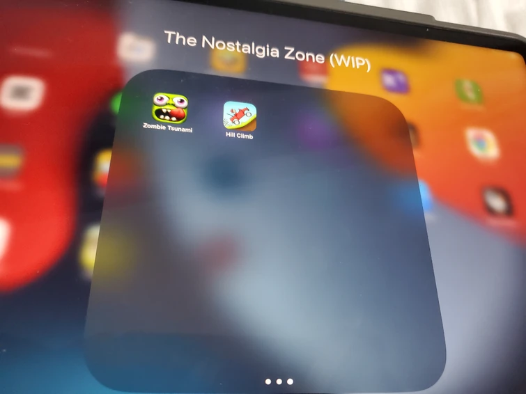 Working on a "Nostalgia Zone" that includes a bunch of mobile games ...