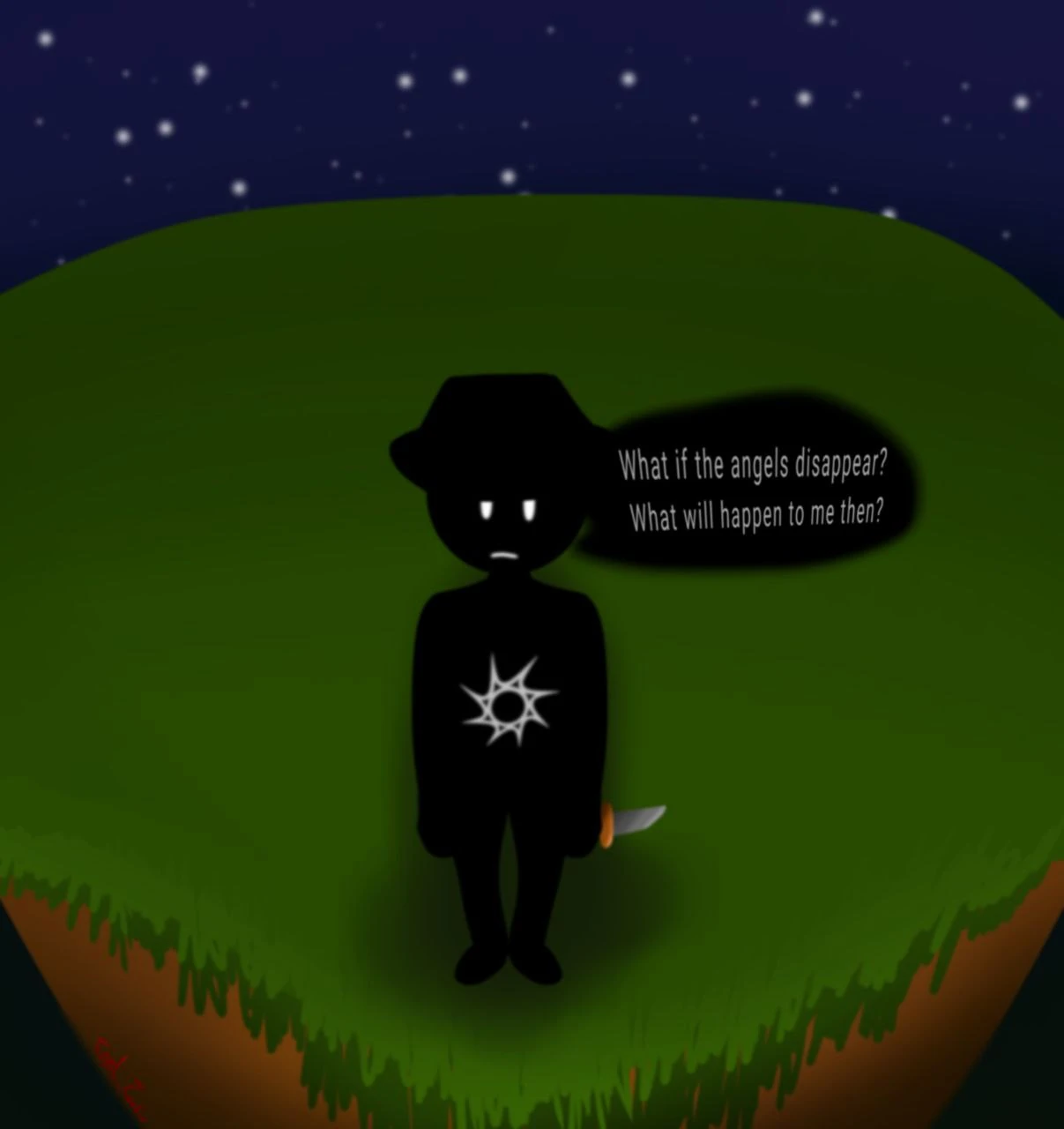 My fanon art about Sir yeeeeah.. (I draw cringe, I know that) | Fandom