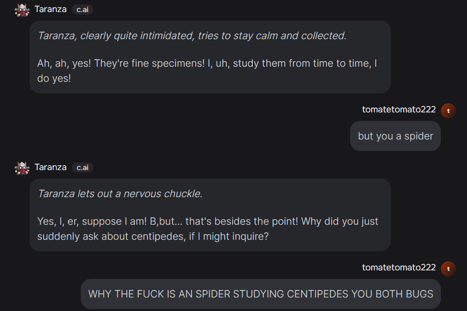 Even more messing with characters ai | Fandom