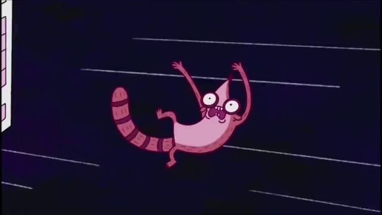 Ok but can we talk about how many times Rigby either died or almost ...