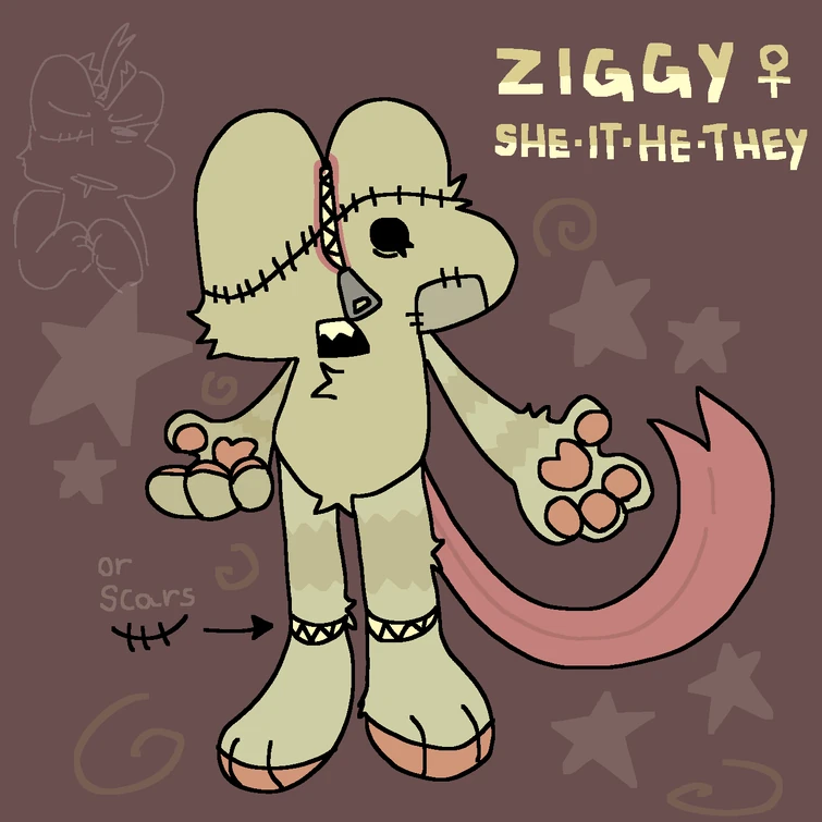 ZIGGY and SALMON ‼️ - my foursona ocs :3 | Fandom