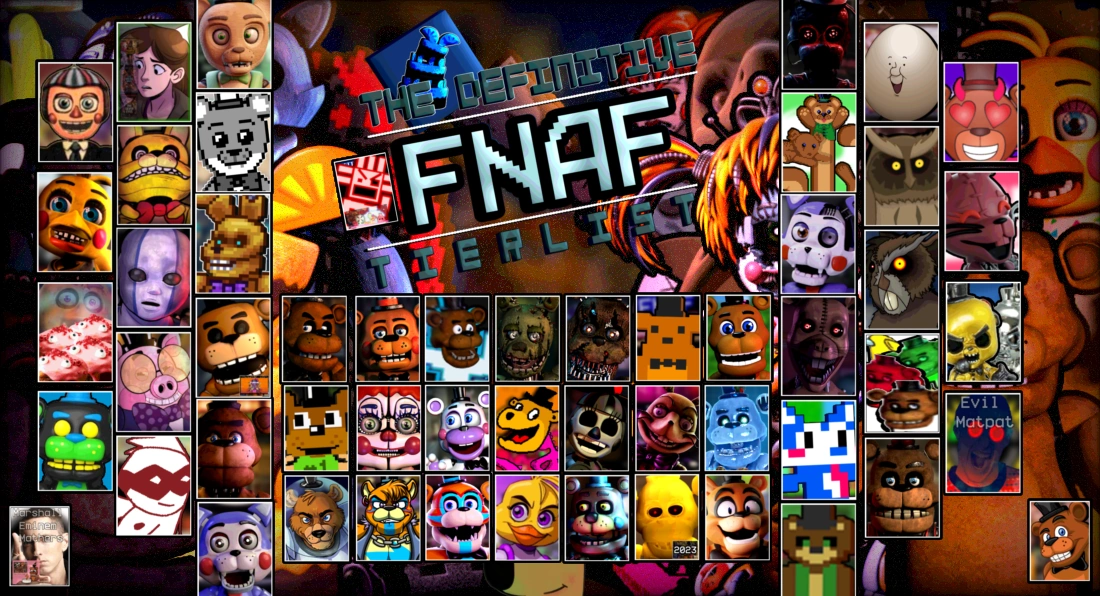THE DEFINITIVE FNAF TIER LIST IT IS FINALLY FINISHED | Fandom