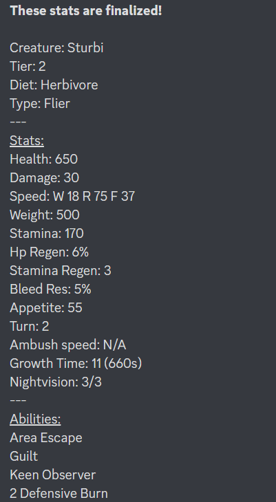 Sturbi stats | Fandom