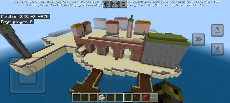 All islands from my Minecraft Blox Fruits Recreation (First Sea) | Fandom