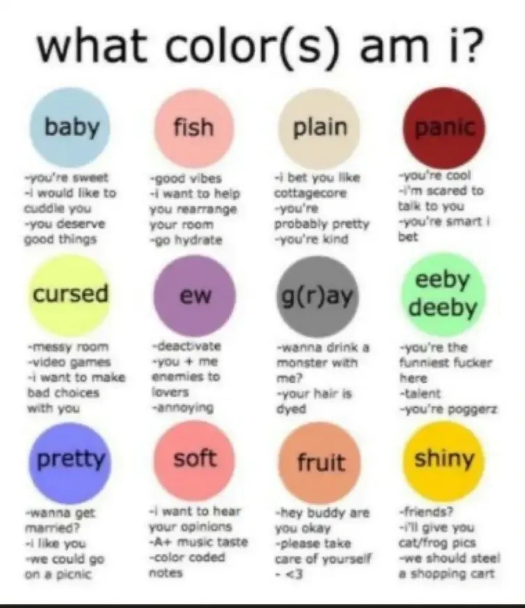 What color am i | Fandom