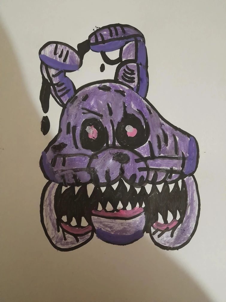 My Posca pen drawing of Bonnie (PART 1) | Fandom