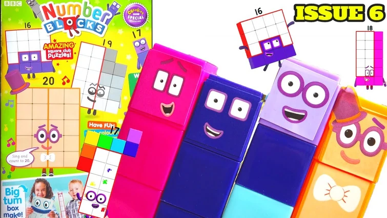 Numberblocks Magazine from 1-29, Seven, Octoblock and Square club | Fandom