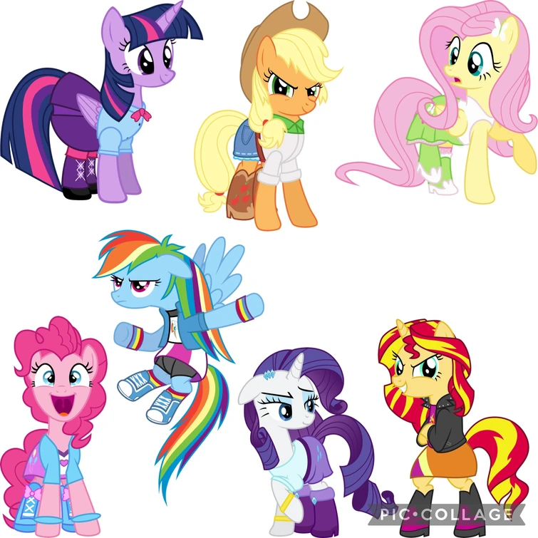 Ponies wearing human clothes | Fandom