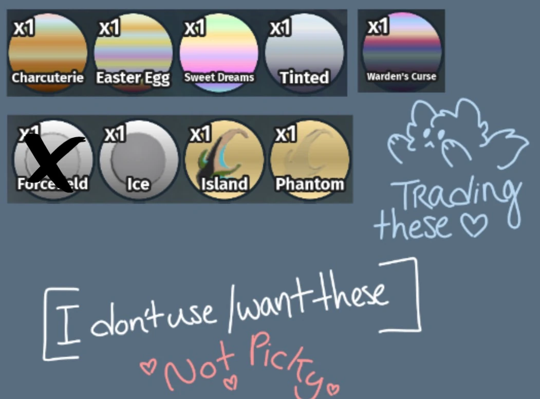 trading mats / color pallets for spec |§ | Fandom