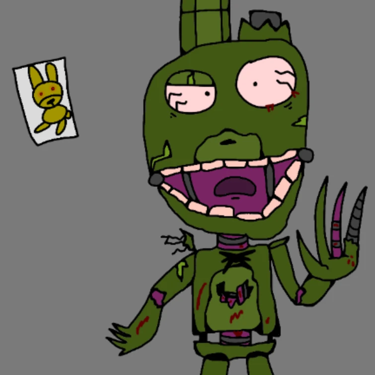 cool springtrap drawing im proud of | Fandom