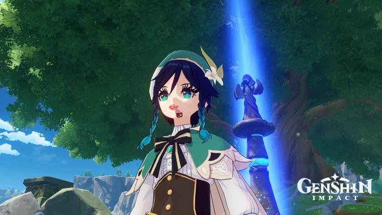 this is venti's face | Fandom