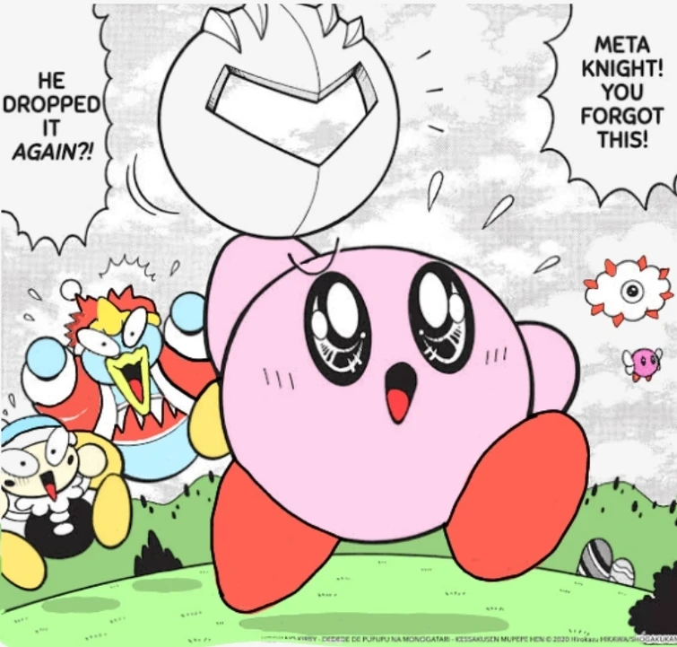 I tried coloring a panel from the kirby manga... | Fandom