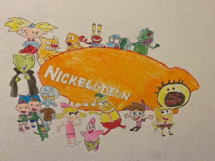 Painting a Nickelodeon mural on my wall | Fandom