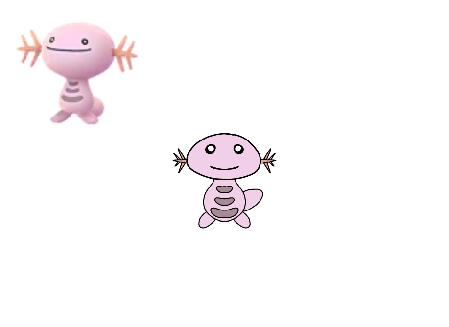Shiny Wooper art also it's symmetrical | Fandom