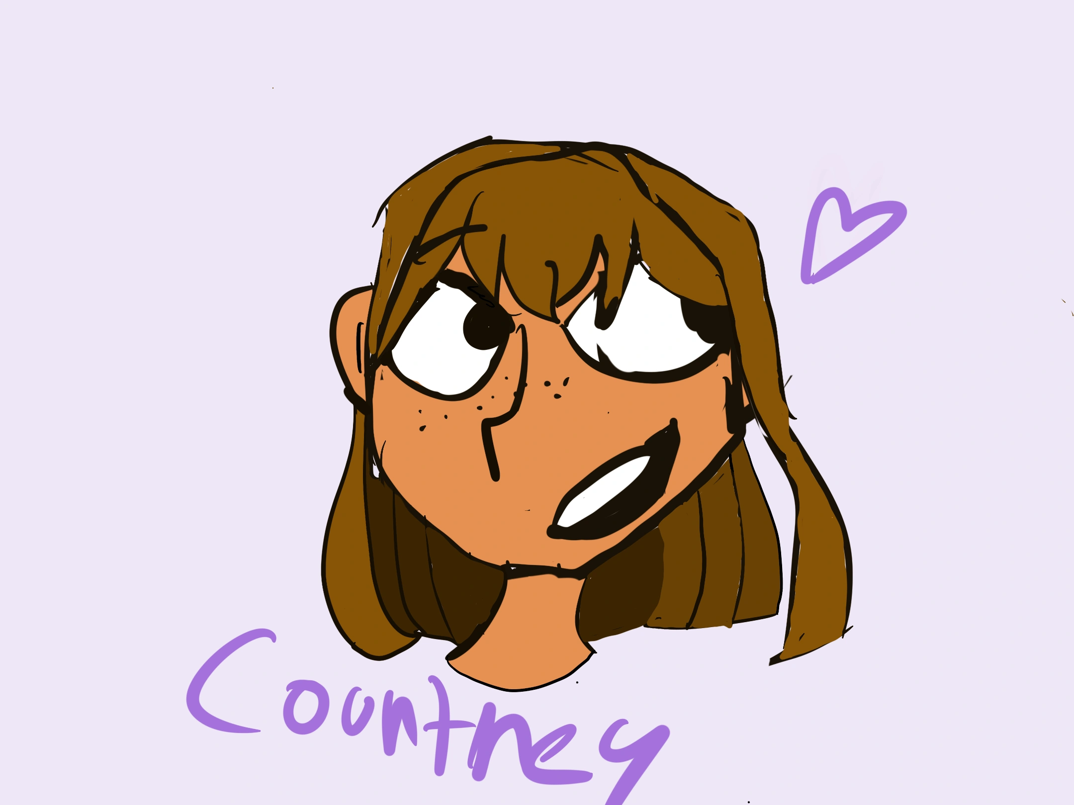 Courtney in a weird style | Fandom